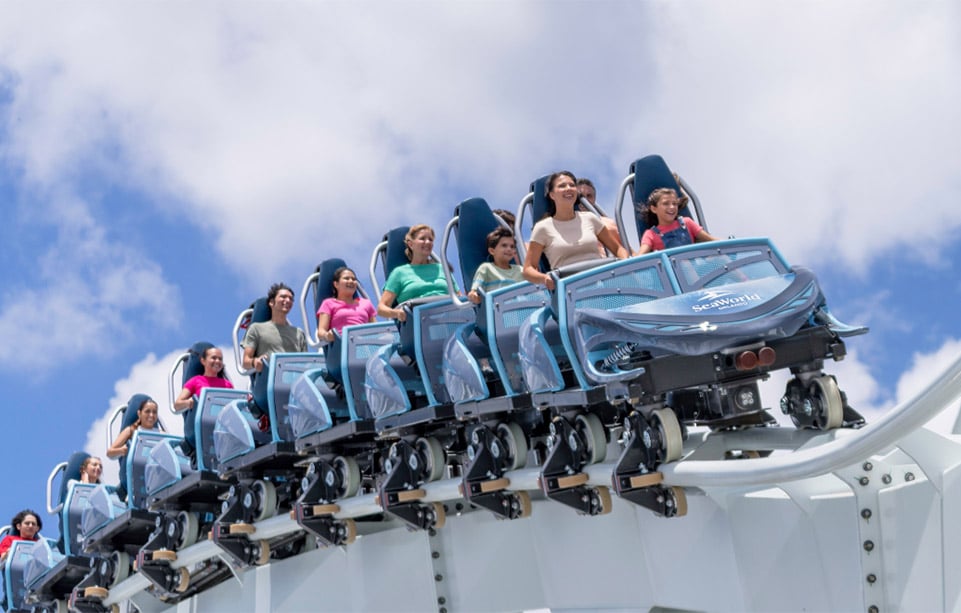All rides of Seaworld Orlando - Themeparkplanner