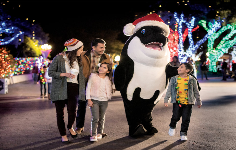 Christmas Photos with SeaWorld Friends @ Seaworld San Antonio ...